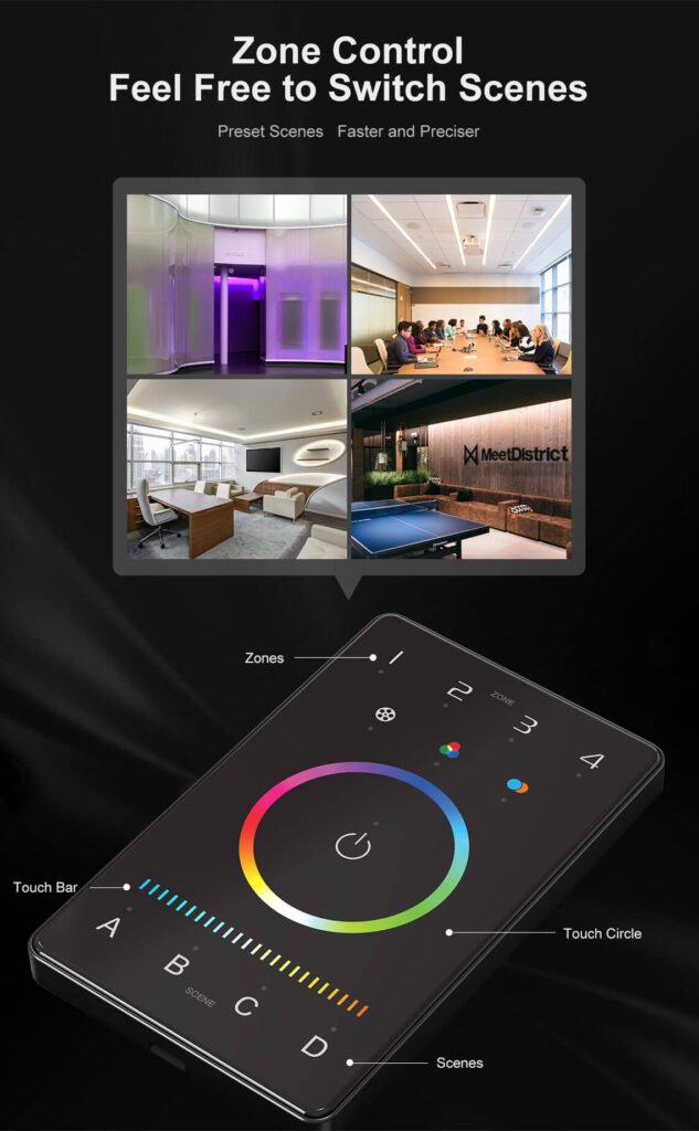 LTECH UB4 DMX Touch Screen Controller – Axion Lighting